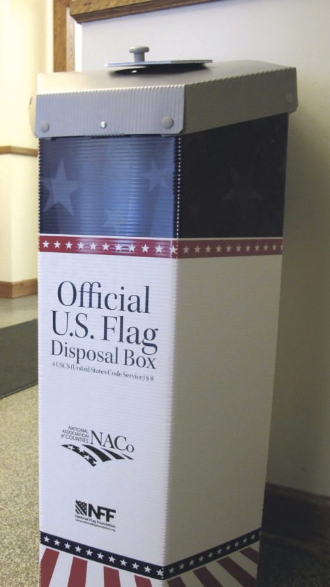 Courthouse has box available for disposal of flags | News, Sports, Jobs ...
