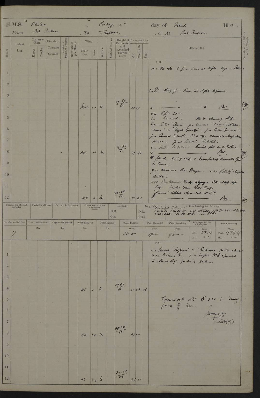 HMS Blenheim, armoured cruiser - British warships of World War 1