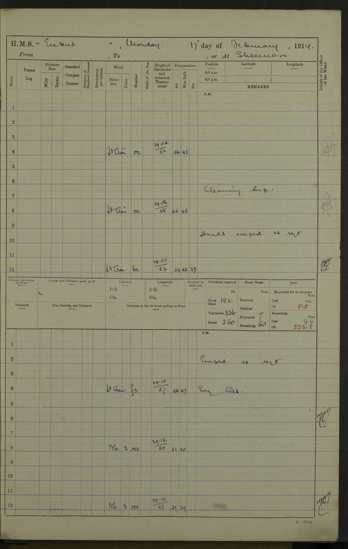 HMS EREBUS, monitor - British warships of World War 1