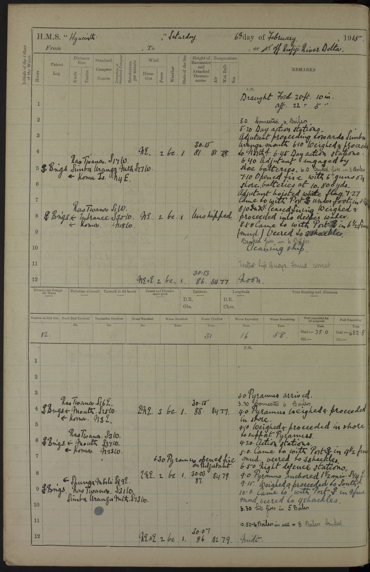HMS Hyacinth, old 3rd class cruiser - British warships of World War 1