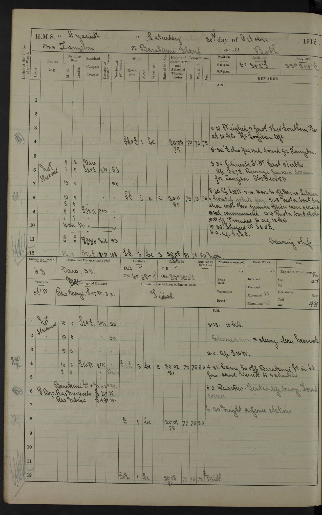 HMS Hyacinth, old 3rd class cruiser - British warships of World War 1
