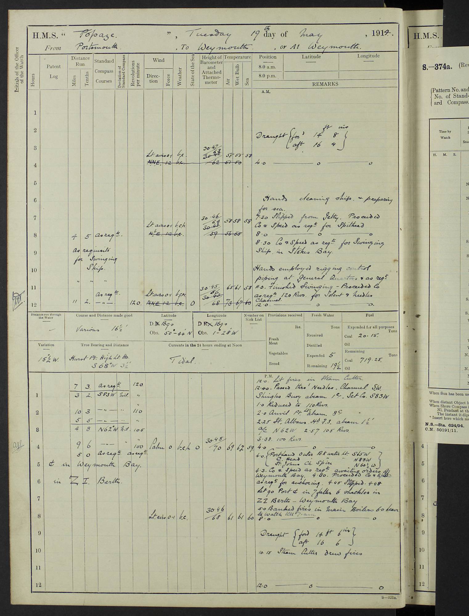 HMS Topaze, old 3rd class cruiser - British warships of World War 1