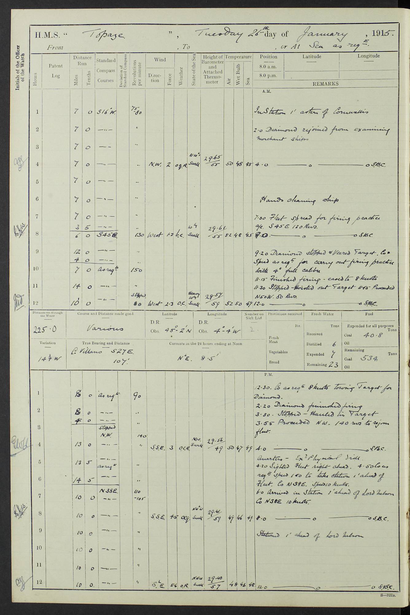HMS Topaze, old 3rd class cruiser - British warships of World War 1