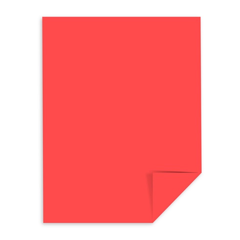 Rocket Red Astrobright 8.5 X 11 11.8M 60lb