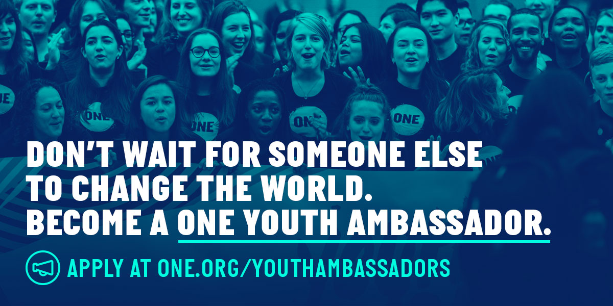 Do you want to be a ONE Youth Ambassador? | ONE