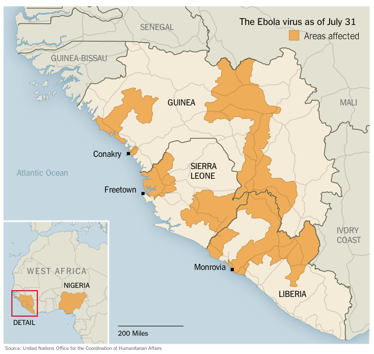 Ebola Heat Map