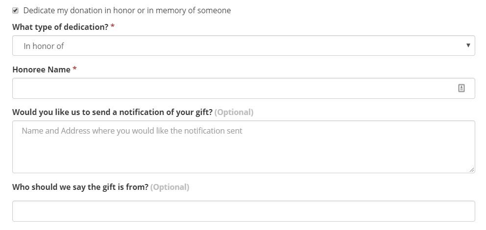 Peer-to-Peer: Donation Options