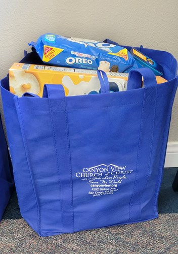 Blue Bag Ministry Sign Up- July | Canyon View Church of Christ