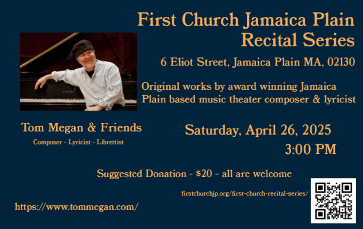 First Church Recital Series - April 2025 | First Church in Jamaica Plain