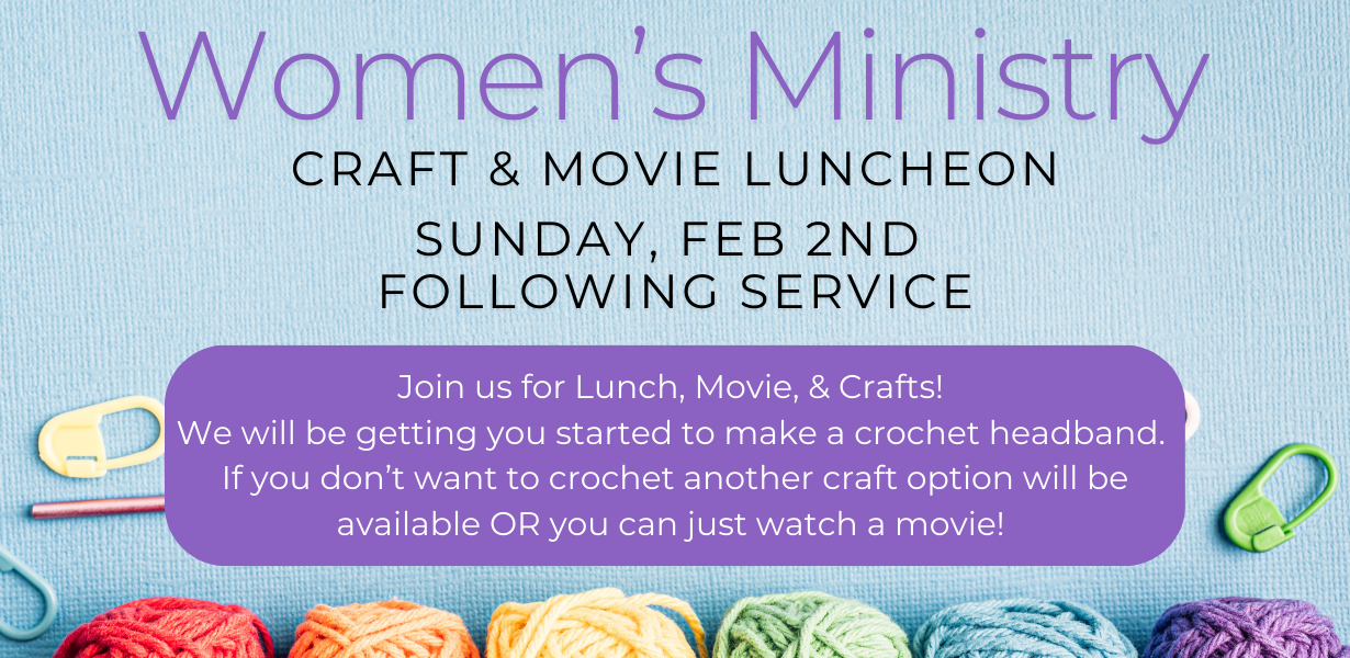 Women's Ministry Craft & Movie | First Church of God