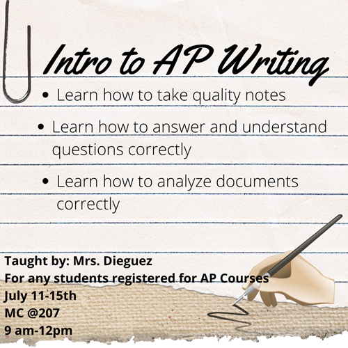 High School Intro to AP Camp | Florida Christian School