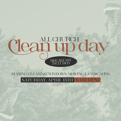 SPRING CLEAN UP DAY | Liberty Church