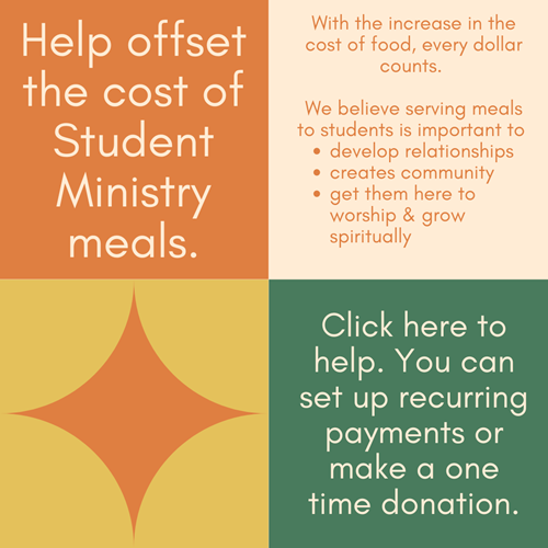 Student Ministry Meals | Living Hope Baptist Church