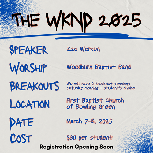 The WKND Church Registration 2025 | Living Hope Baptist Church