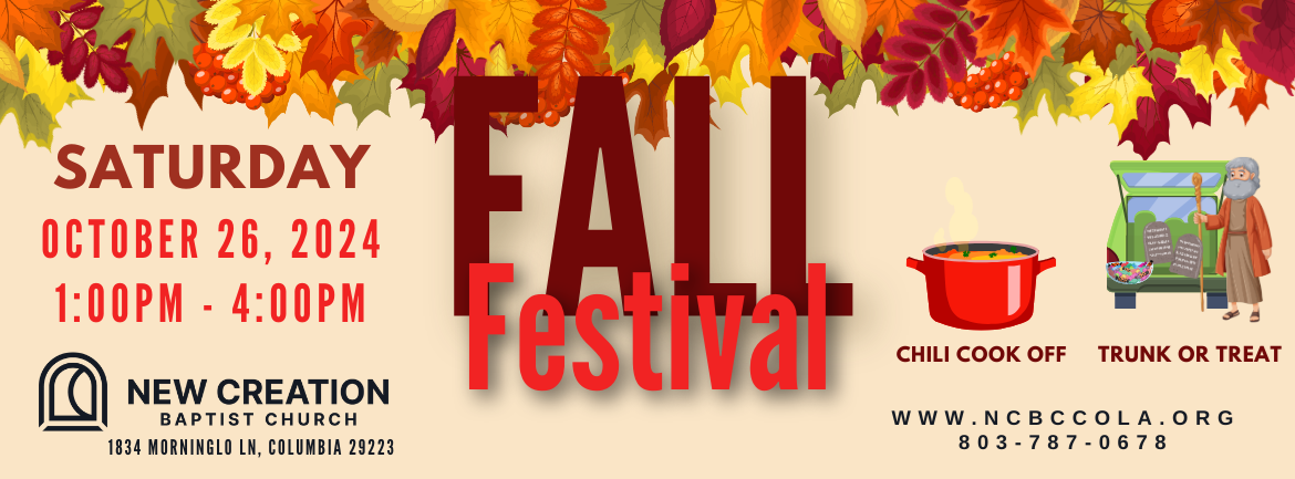 Fall Festival Sign up | New Creation Baptist Church