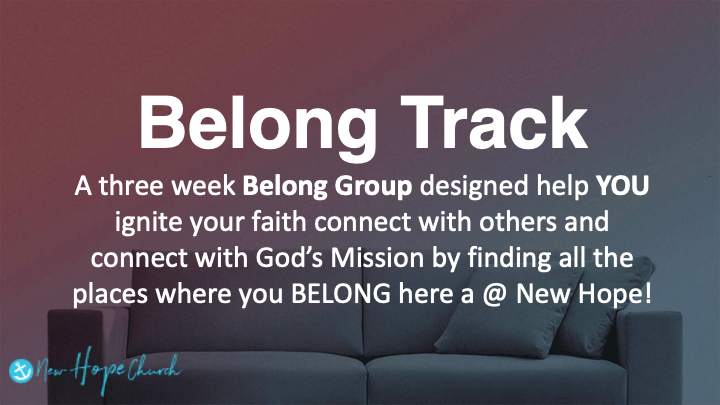 Belong Track Sign-Up January 2024 | New Hope Church