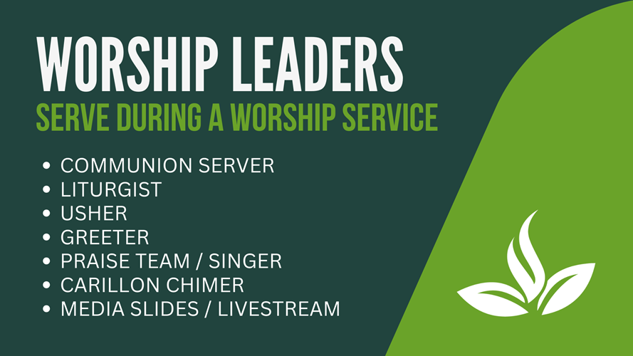 Worship Leaders Interest Form | Vista Ridge United Methodist Church