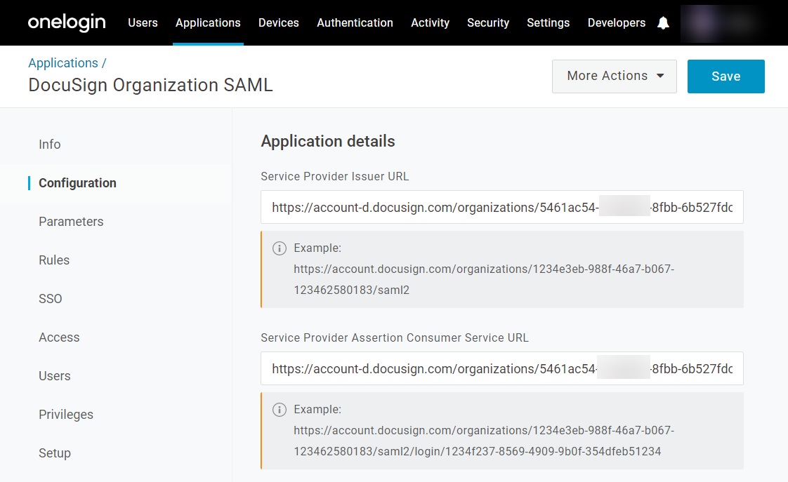 OneLogin Service System
