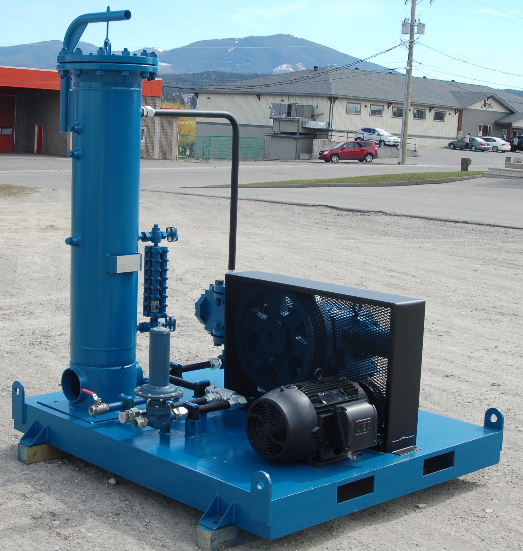 11416 - FREE SHIPPING - Corken Natural Gas Booster Compressor Package ...