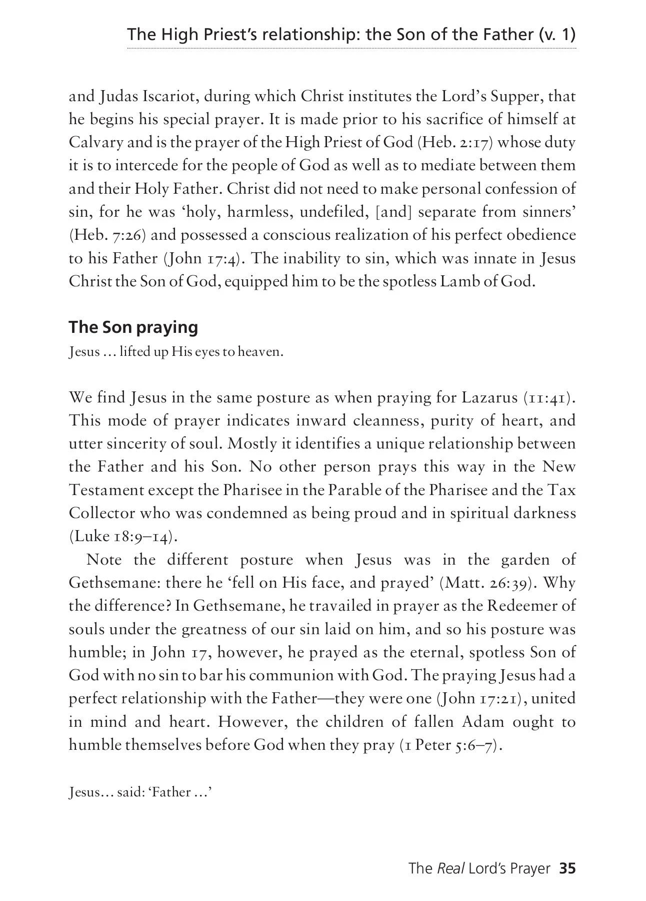 Original Lords Prayer