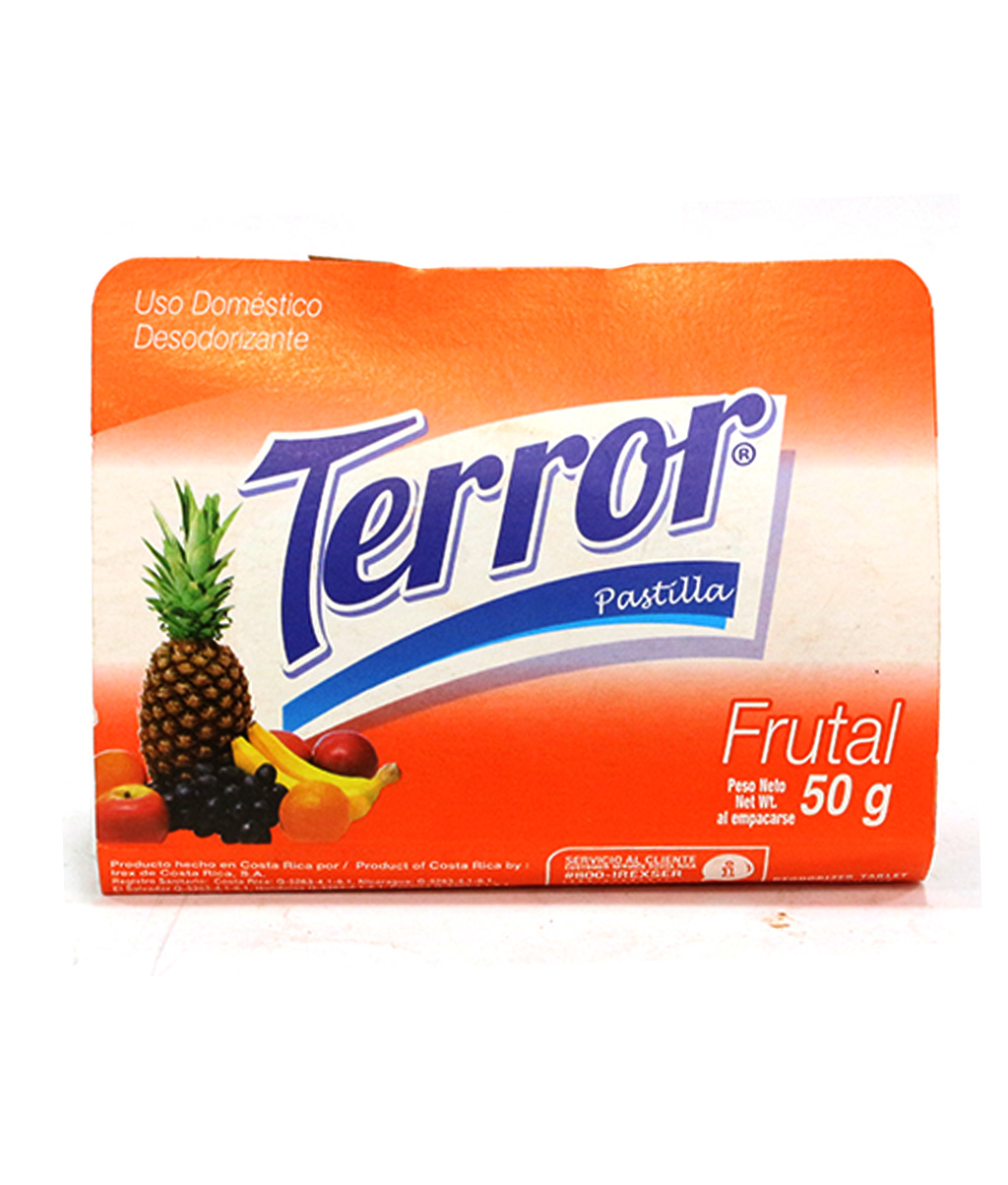 PASTILLA DESOD FRUTAL 50 GR 7966 - UND - TERROR