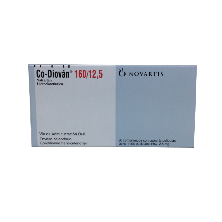 CO DIOVAN 160/12.5 CJA X 28 TABS (Precio x Unidad) - Super Farmacias Medco Xolotlan - Compras en ...