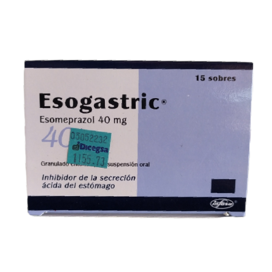 ESOGASTRIC 40MG (ESOMEPRAZOL) GRANULOS CAJA X 15 SOB (PM) (Precio x ...