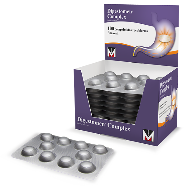 DIGESTOMEN COMPLEX(ENZIMA DIGEST.)CAJA X 100 COMPRIMIDOS(C) (Precio x ...