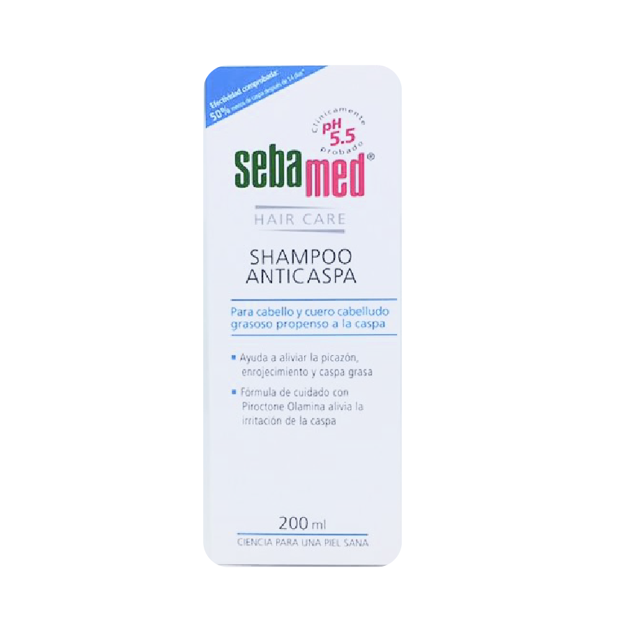 SHAMPOO ANTICASPA SEBAMED X 200ML (+ I.V.A) - Super Farmacias Medco ...