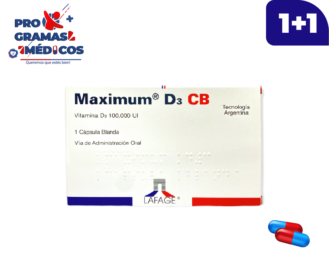 MAXIMUN CAJA X 1 CAPS BLANDA (VIT D3) (PM) - Super Farmacias Medco ...