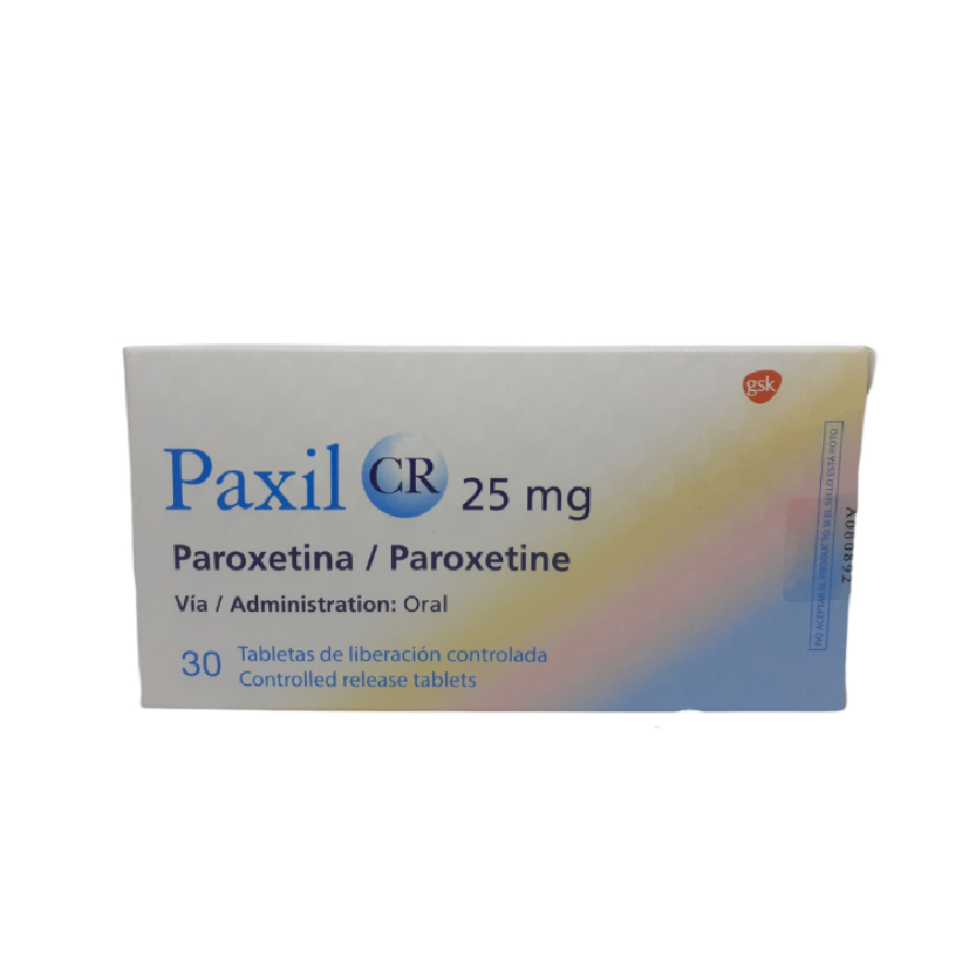 PAXIL CR TAB 25MG X30 (Precio x Unidad) - Super Farmacias Medco ...