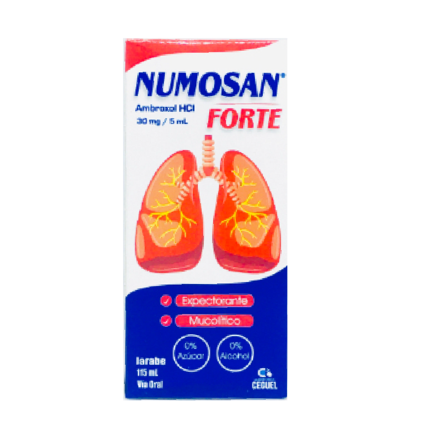NUMOSAN FORTE 30MG/5ML FCO X 115ML - Medco
