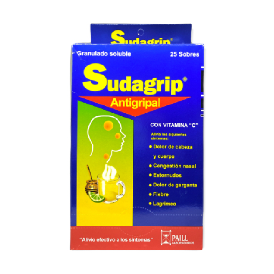 SUDAGRIP ANTIGRIPAL DISP X 25 SOBRES (Precio x Unidad) - Super ...