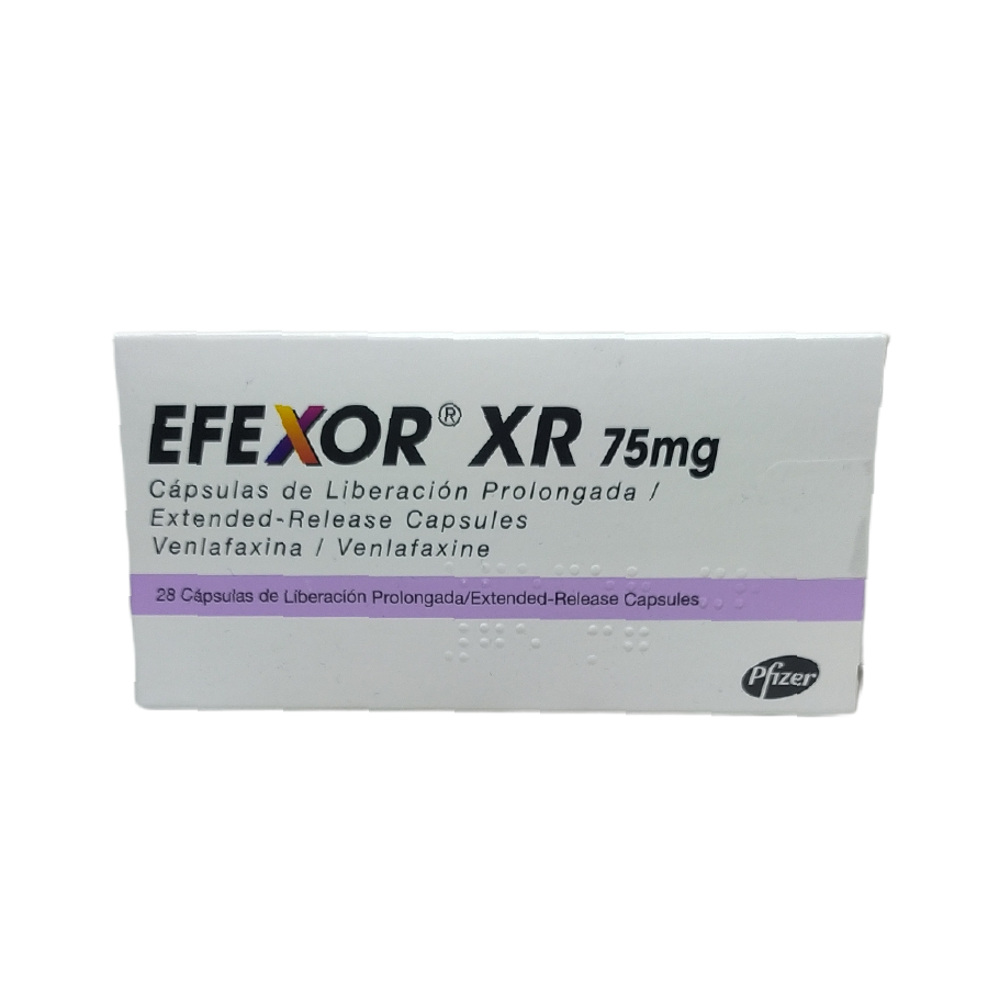 EFEXOR XR 75MG CJA X 28 CAP L.P (CL- F) (Precio x Unidad) - Super ...