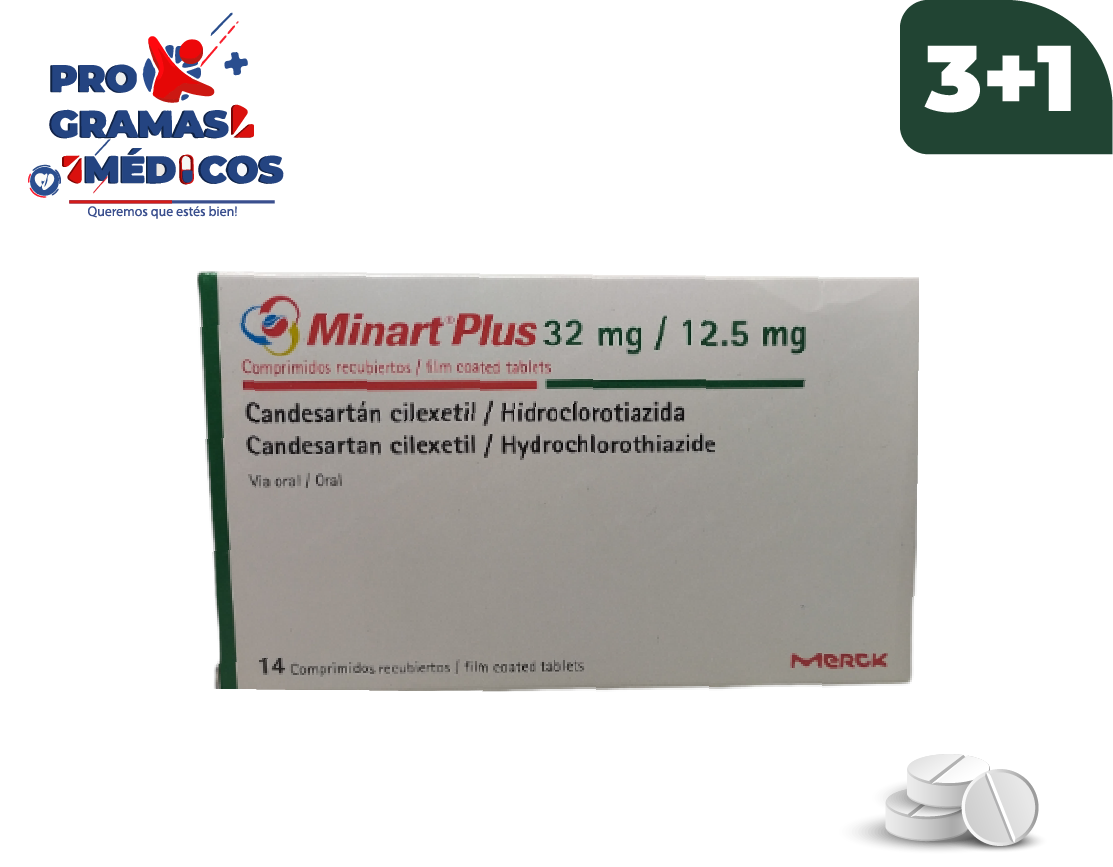 MINART PLUS 32/12.5 MG CAJA X 14 TAB (PM) - Super Farmacias Medco ...