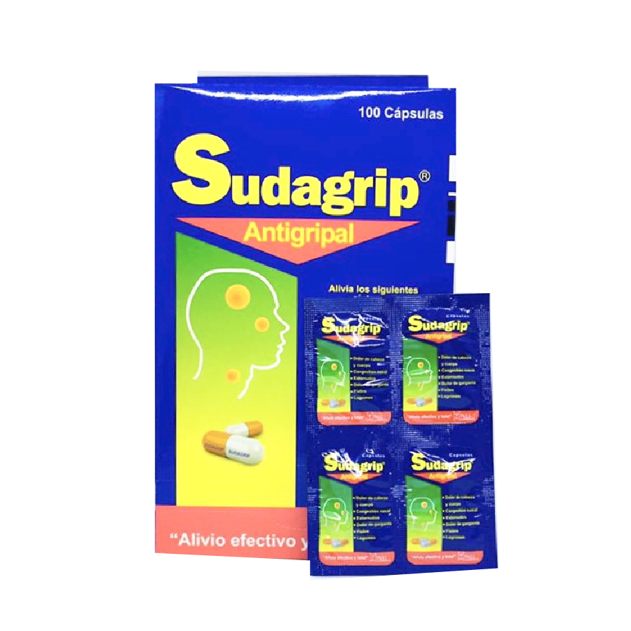SUDAGRIP ANTIGRIPAL DISP X 100 CAPS (C) (Precio x Unidad) - Super ...