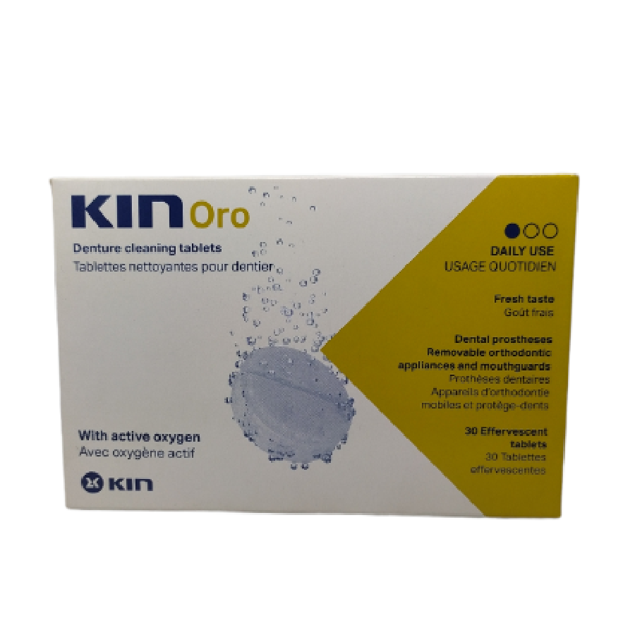 KIN ORO TABL LIMPIADORAS P/PROTESIS DENTAL C X 30 TAB (+ I.V.A) - Super ...