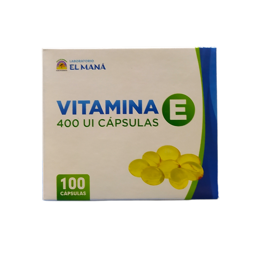 VITAMINA E 400UI EL MANA CAJA X 100 CAPS (C) (Precio x Unidad) - Super ...