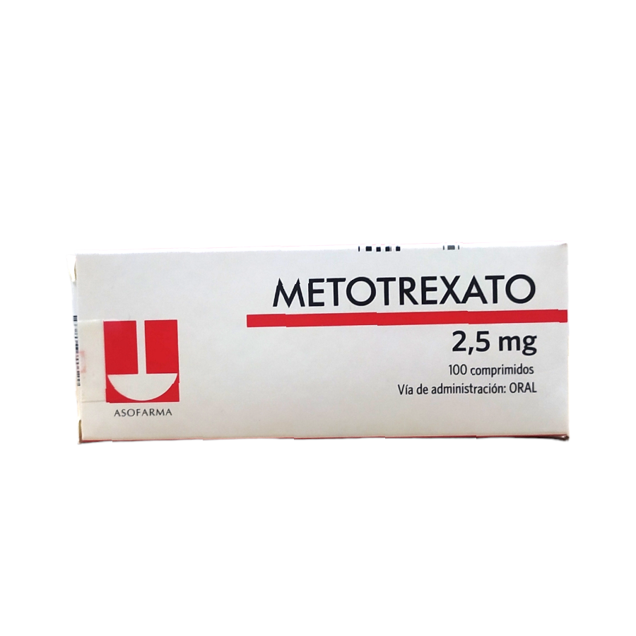 METOTREXATO 2.5MG ASOFAR X100 COMP (C) (Precio x Unidad) - Super ...