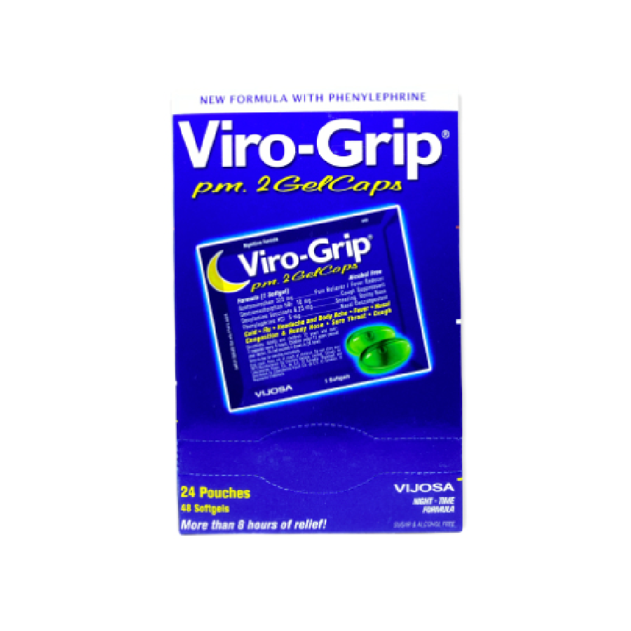 VIRO GRIP GELCAPS PM CJA X 24 SOBRE X 2 CAP (Precio x Unidad) - Super ...