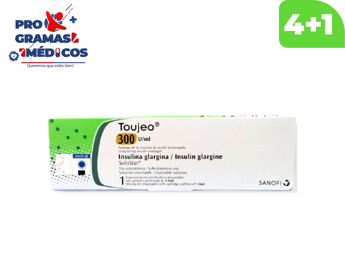TOUJEO 300 U/ML SOLOSTAR INY 1.5ML CAJA X 1 DISPOSITIVO (PM) - Super ...