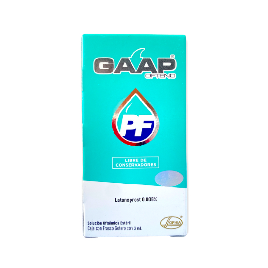 GAAP OFTENO PF 0.05% (LATANAPROST) FCO X 3 ML - Super Farmacias Medco ...