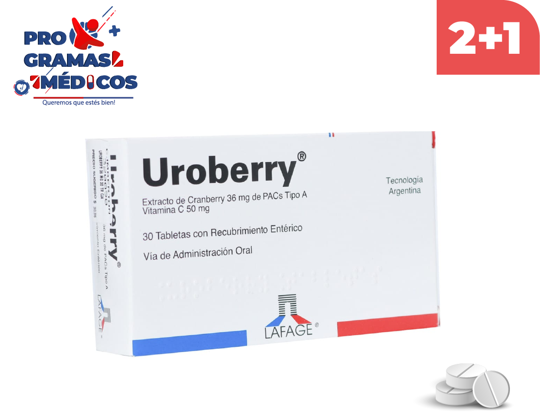 UROBERRY TABLETAS CAJA X 30 (PM) (Precio x Unidad) - Super Farmacias ...
