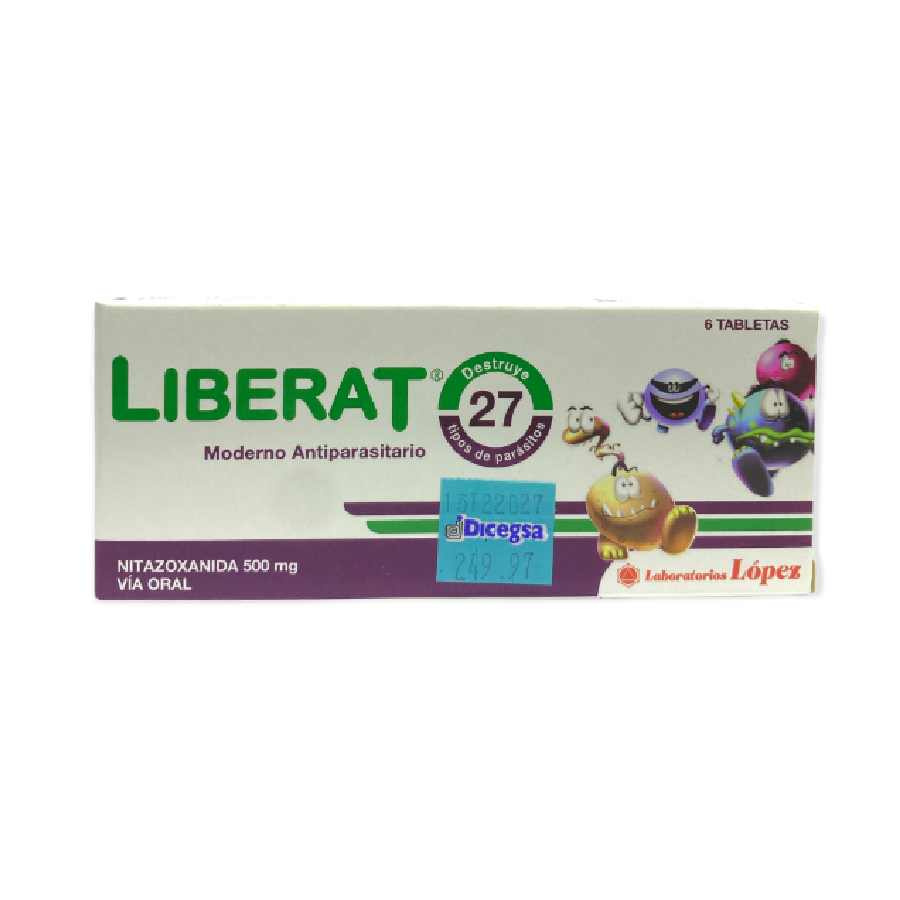 LIBERAT 500MG LOPEZ CAJA X 6 TAB - Super Farmacias Medco Xolotlan ...