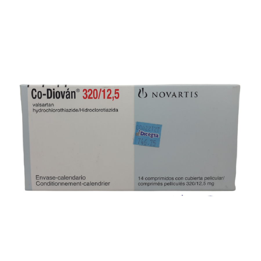 CO DIOVAN 320/12.5MG CJA X 14 COMP (Precio x Unidad) - Super Farmacias ...
