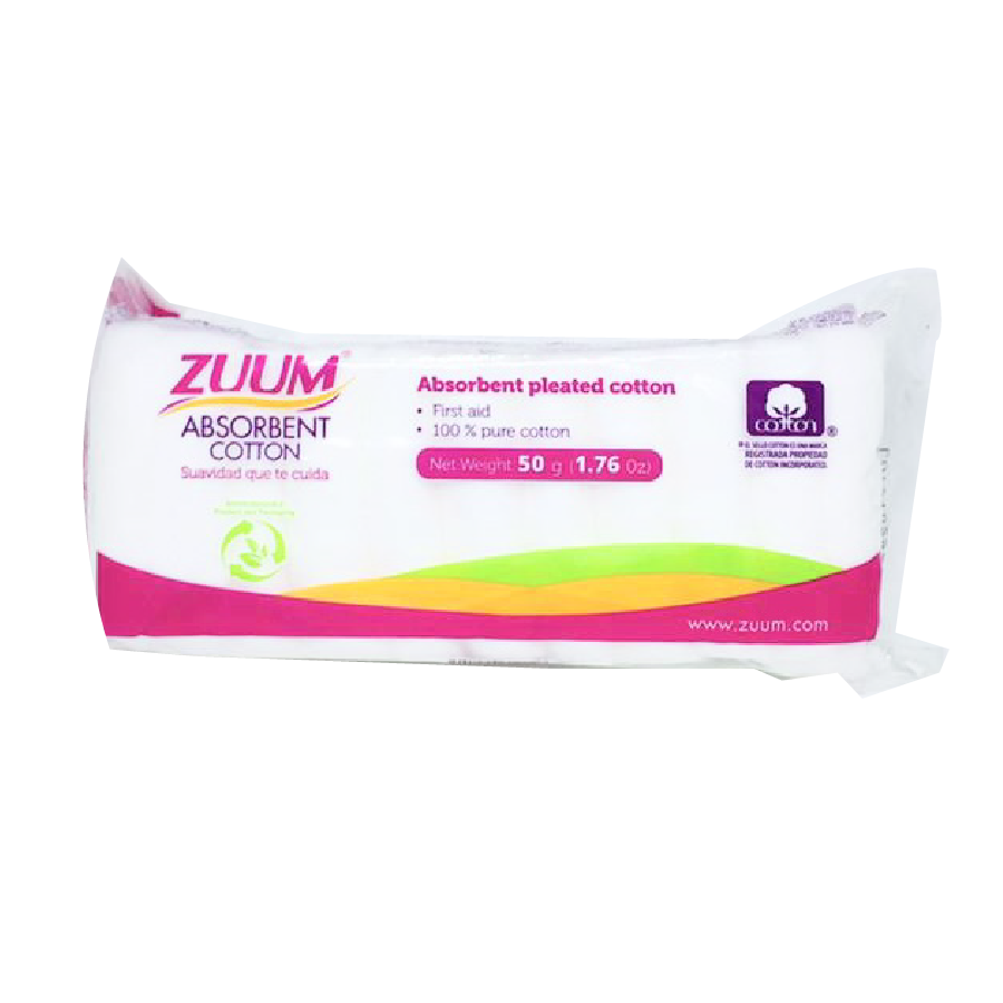 ALGODON ABS ZUUM PLISADO X 50 G - Super Farmacias Medco Xolotlan ...