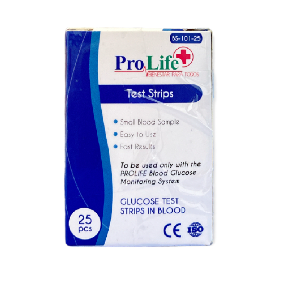 TIRAS REACTIVAS PROLIFE CJA X 25 TIRAS+25 LANCETAS - Super Farmacias ...