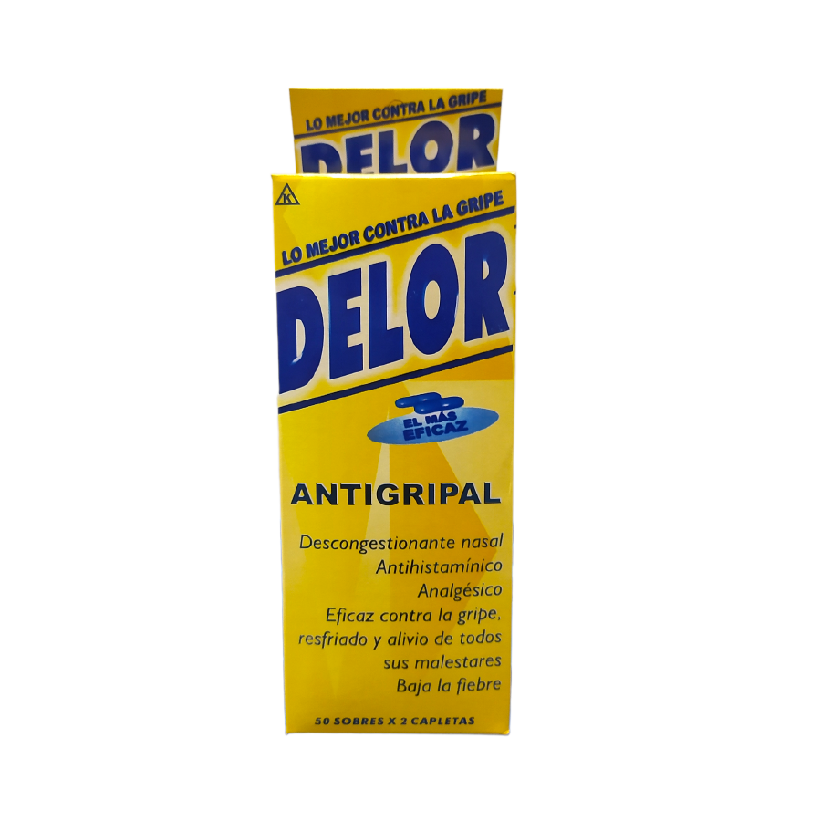 DELOR ANTIGRIPAL 500MG 50SOB X 2TAB (C) (Precio x Unidad) - Super ...