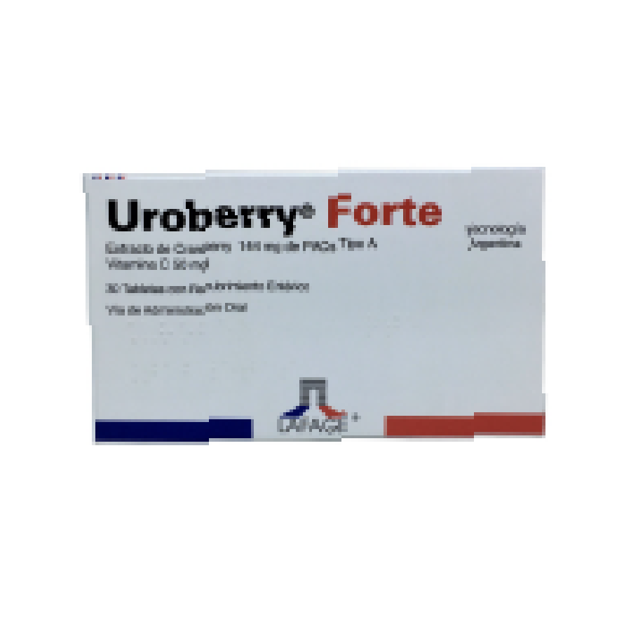 UROBERRY FORTE (CRANBERRY 144MG /VIT C 50MG) CJAX30 TAB (Precio x ...