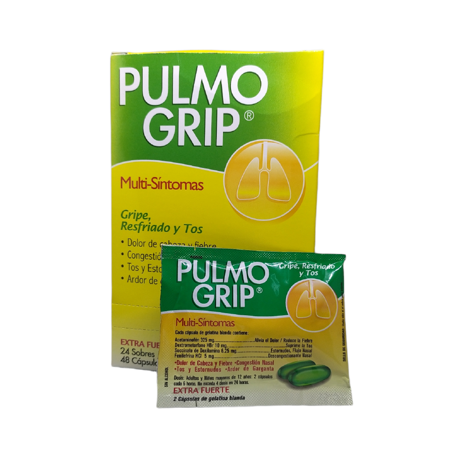 PULMO GRIP MULTI SINTOMAS DISP X 24 SOBRES (Precio x Unidad) - Super ...